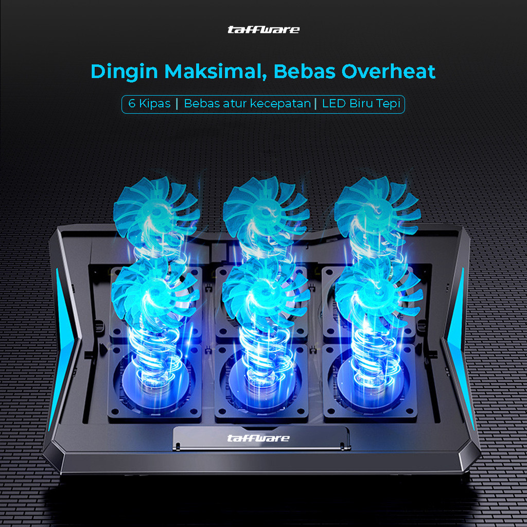Jual Cooling Pad Laptop Gaming Kipas Pendingin 6 Fan 15.6 Inch | Shopee ...