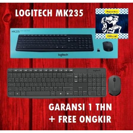 Jual Logitech MK235 Keyboard Mouse Combo Wireless | Shopee Indonesia