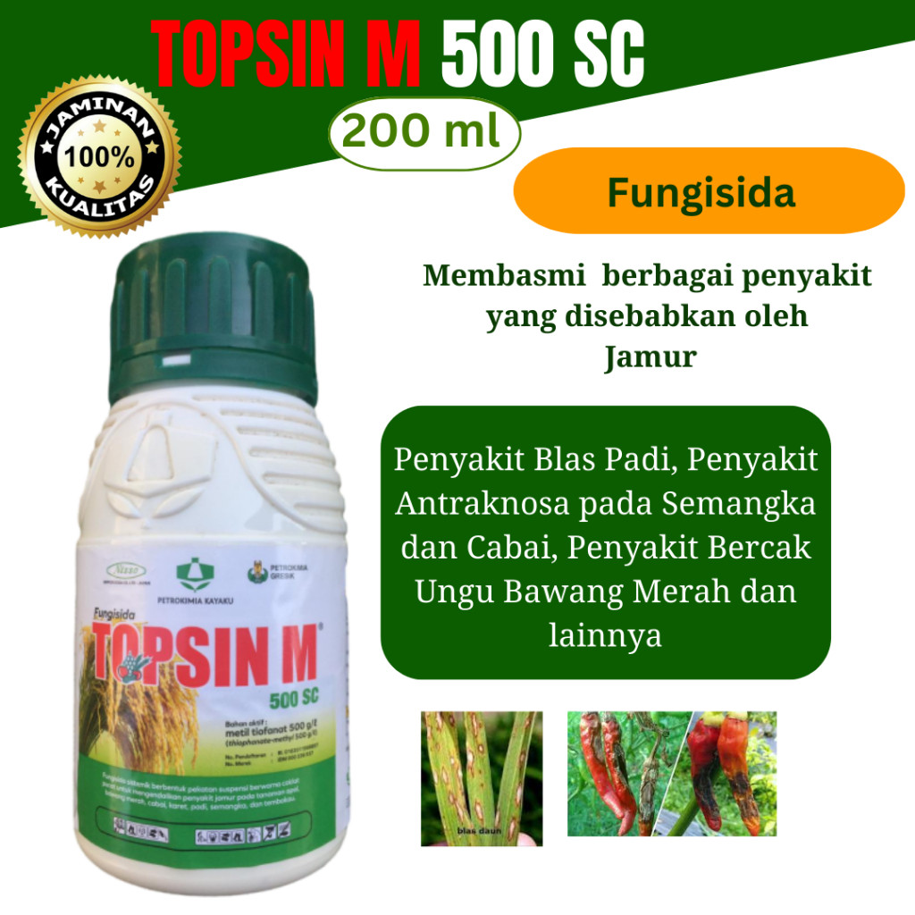 Jual Fungisida TOPSIN 500 SC - 100 ML | Shopee Indonesia