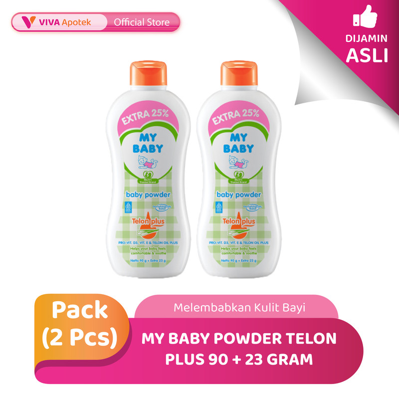 Jual [PAKET HEMAT] My Baby Powder Telon Plus 90 + 23 gram Melembabkan ...
