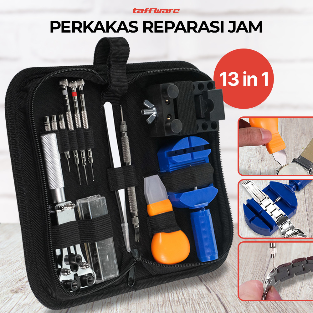 Jual Peralatan Reparasi Jam Tangan 13 in 1 Tool Kit Serbaguna Untuk ...