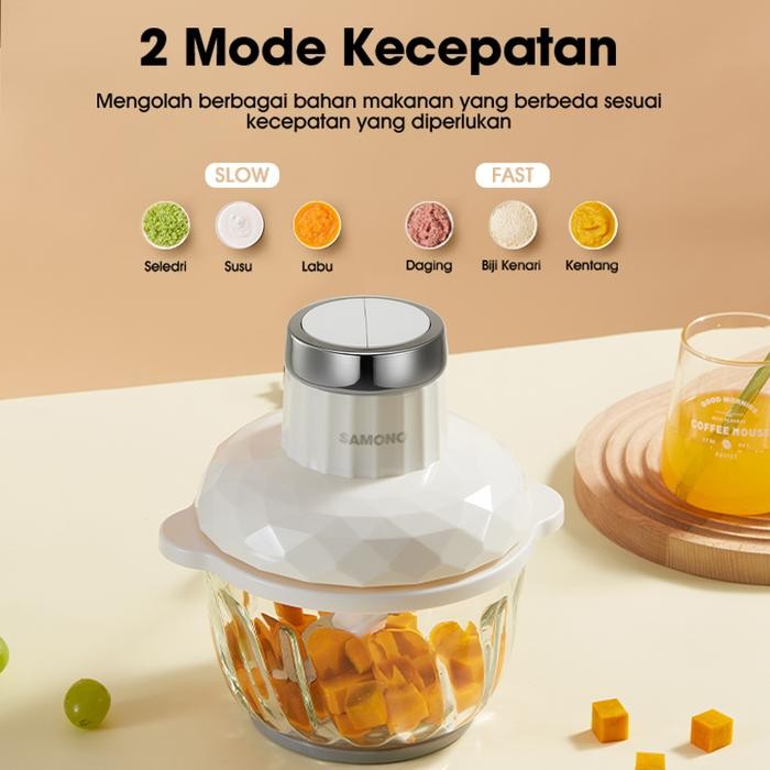 Jual Hanriver Indo - 300W Food Chopper Kaca 2L Food Processor Mpasi 2 ...