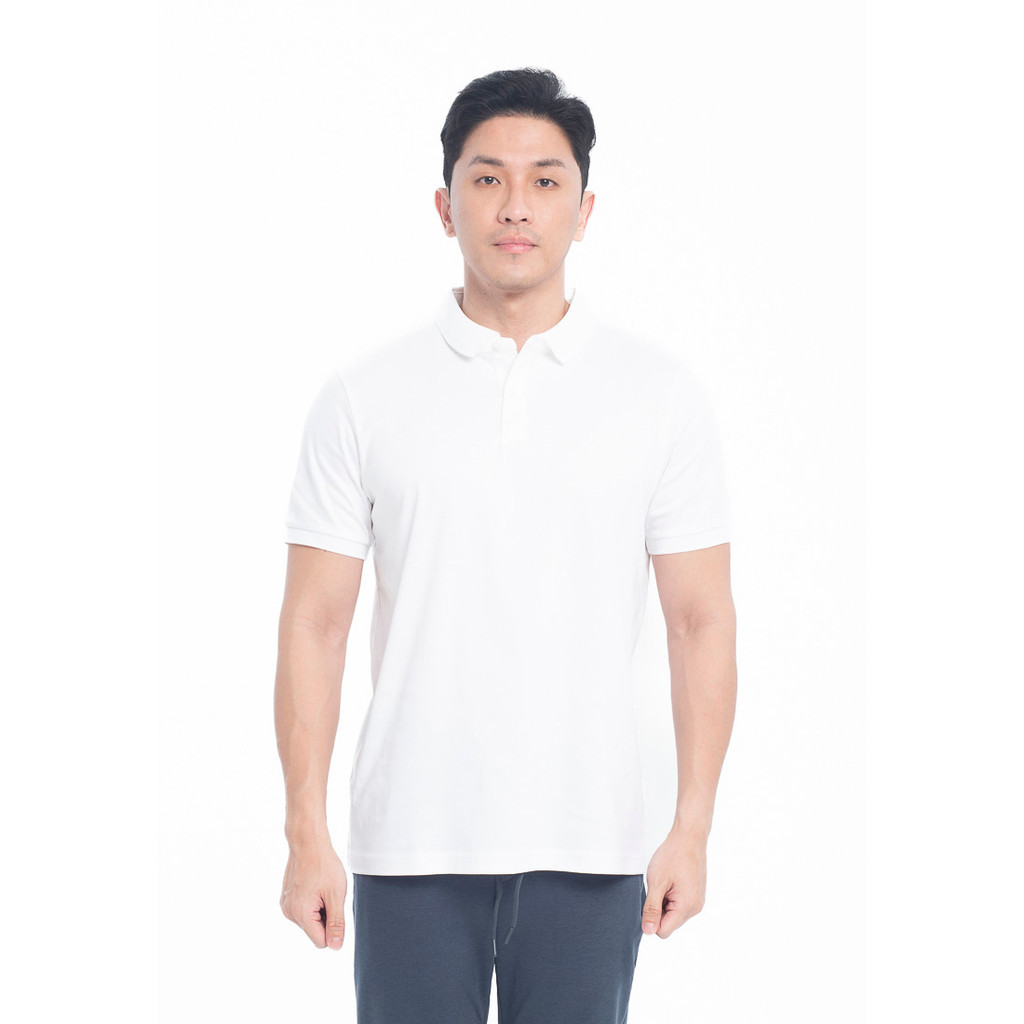Jual Baleno Men's Liquid Flow Polo in Plain Colors Pria | Shopee Indonesia