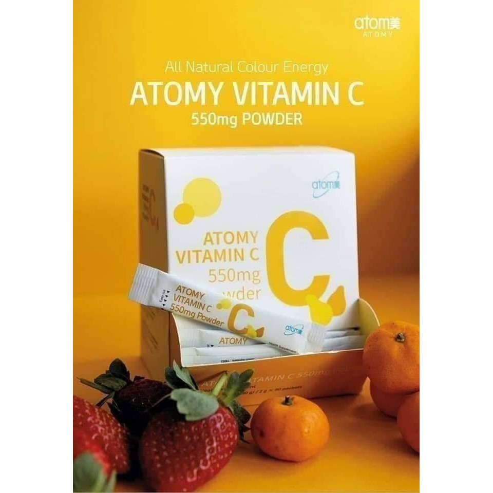 Jual Atomy Colorfood Vitamin C ( 90 Sc) 550 mg with Fish Collagen ...