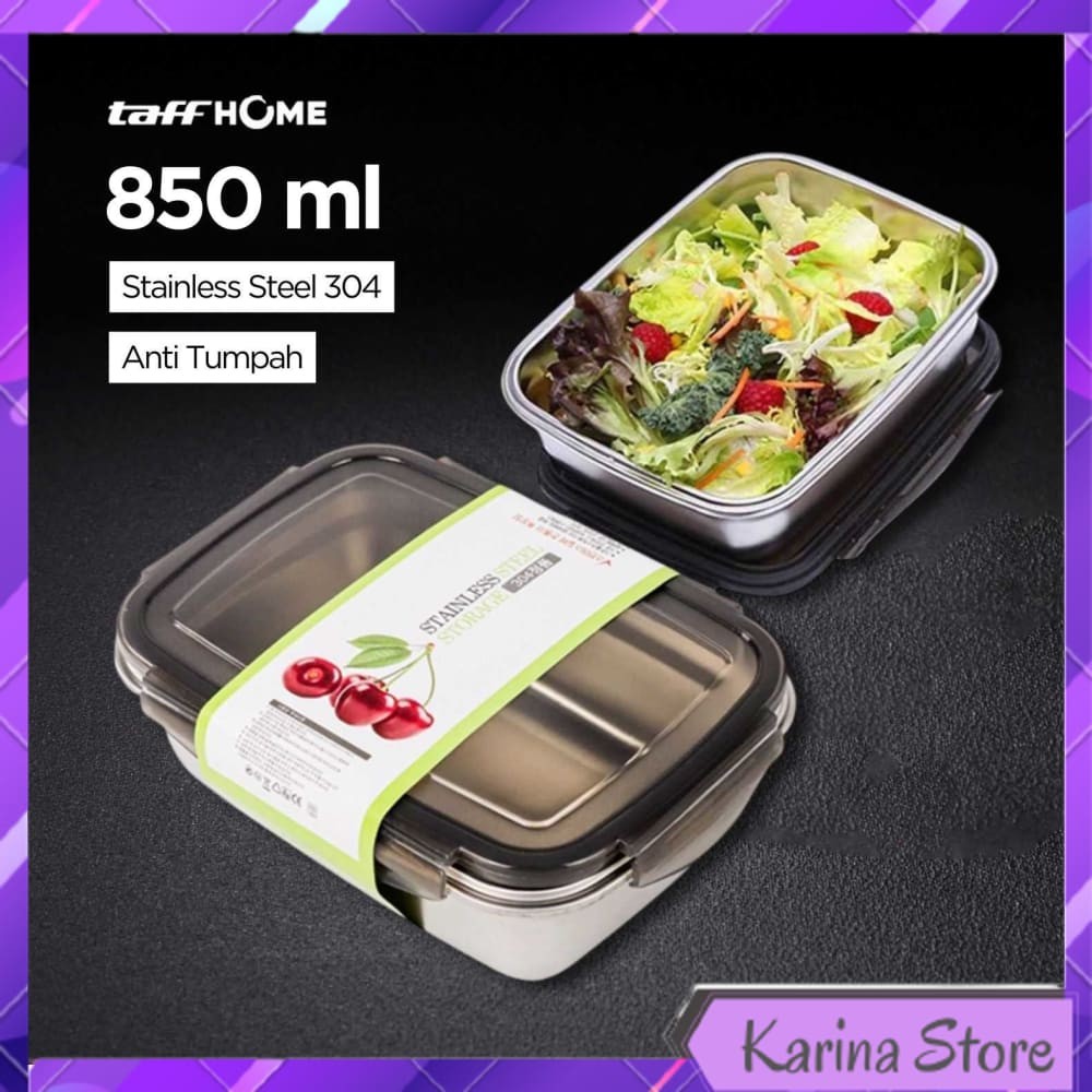 Jual WADAH BEKAL | KOTAK MAKAN ANTI TUMPAH LUNCH BOX STAINLESS STEEL ...