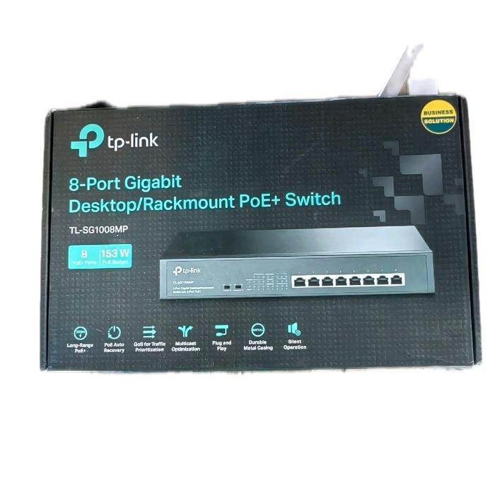 Jual TP-LINK TL-SG1008MP SWITCH POE 8 PORT GIGABIT DESKTOP/RACKMOUNT ...