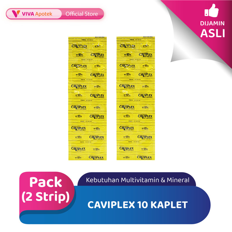Jual [PAKET HEMAT] Caviplex 10 Kaplet untuk Kebutuhan Multivitamin ...