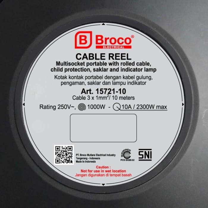 Jual BROCO KABEL ROLL 10 METER + LAMPU INDIKATOR + SWITCH (15721-10 ...