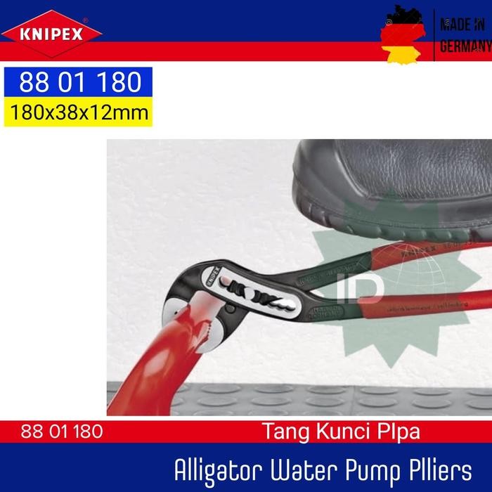 Jual Tang Kunci Pipa Air 88 01 180 Knipex Alligator Water Pump Pliers ...