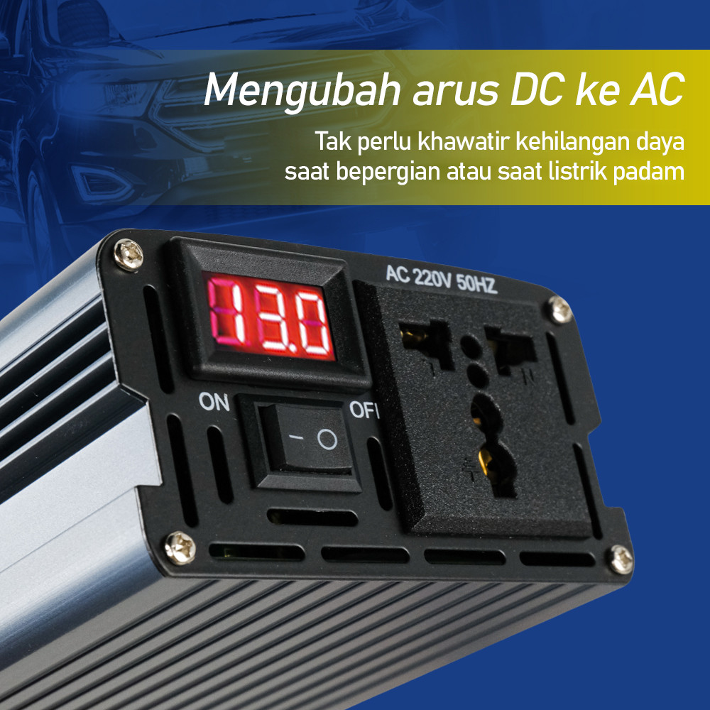 Jual - Kai Fang Modified Wave String Power Inverter DC 12V to AC 220V ...