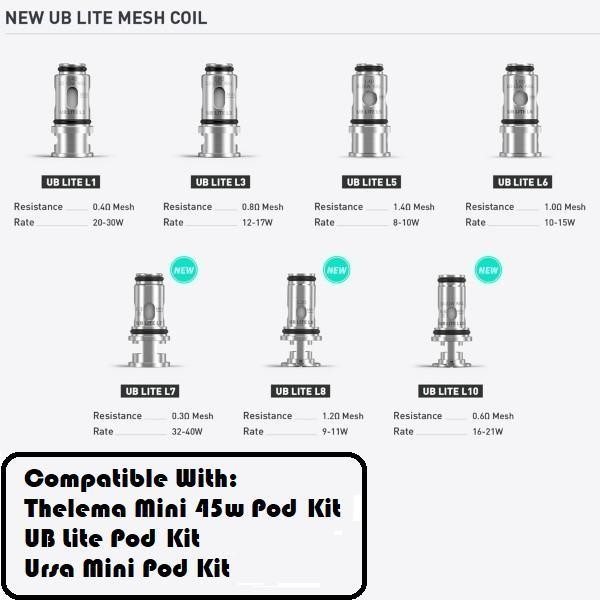 Jual COIL UB LITE FOR THELEMA / URSA MINI AUTHENTIC 100% BY LOSTVAPE ...