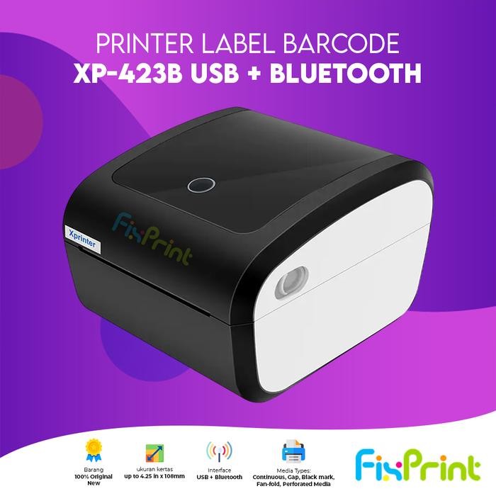 Jual Printer Barcode Thermal XPrinter XP-420B / 420B USB + Bluetooth ...