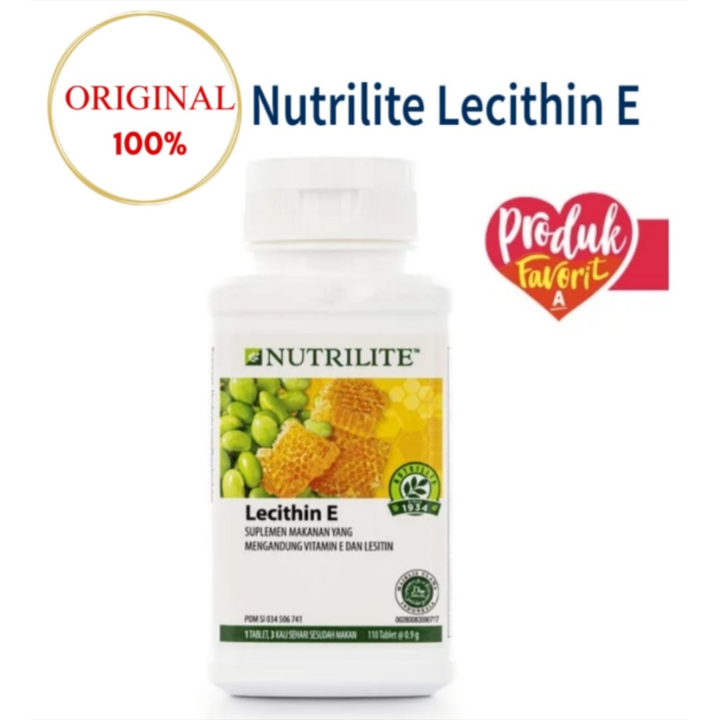 Jual Amway Lecithin E 110 tablets Amway Original exp 2026 produk ...