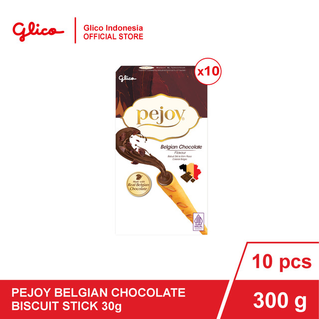 Jual [ISI 10 PCS] Pejoy Belgian Chocolate Biscuit Stick 30gr | Shopee ...