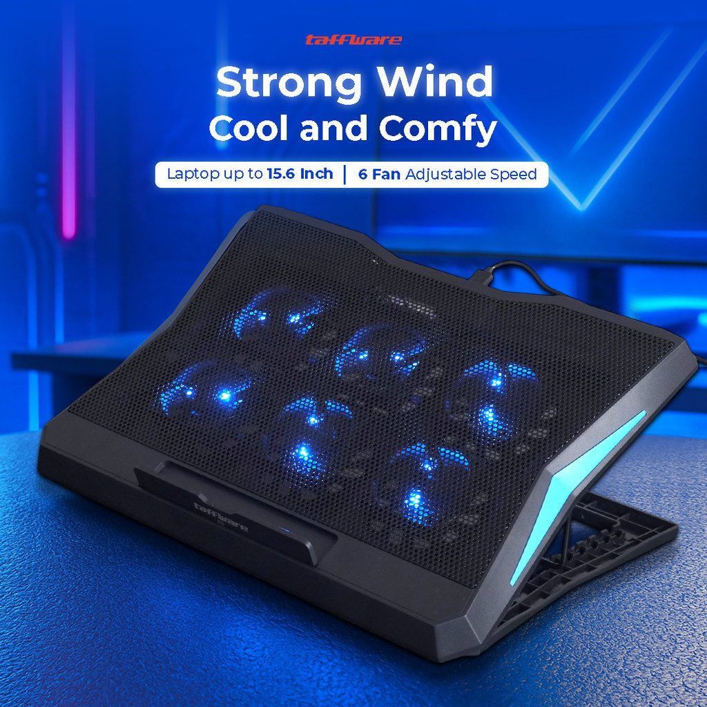 Jual Cooling Pad Laptop Gaming Kipas Pendingin 6 Fan 15.6 Inch | Shopee ...