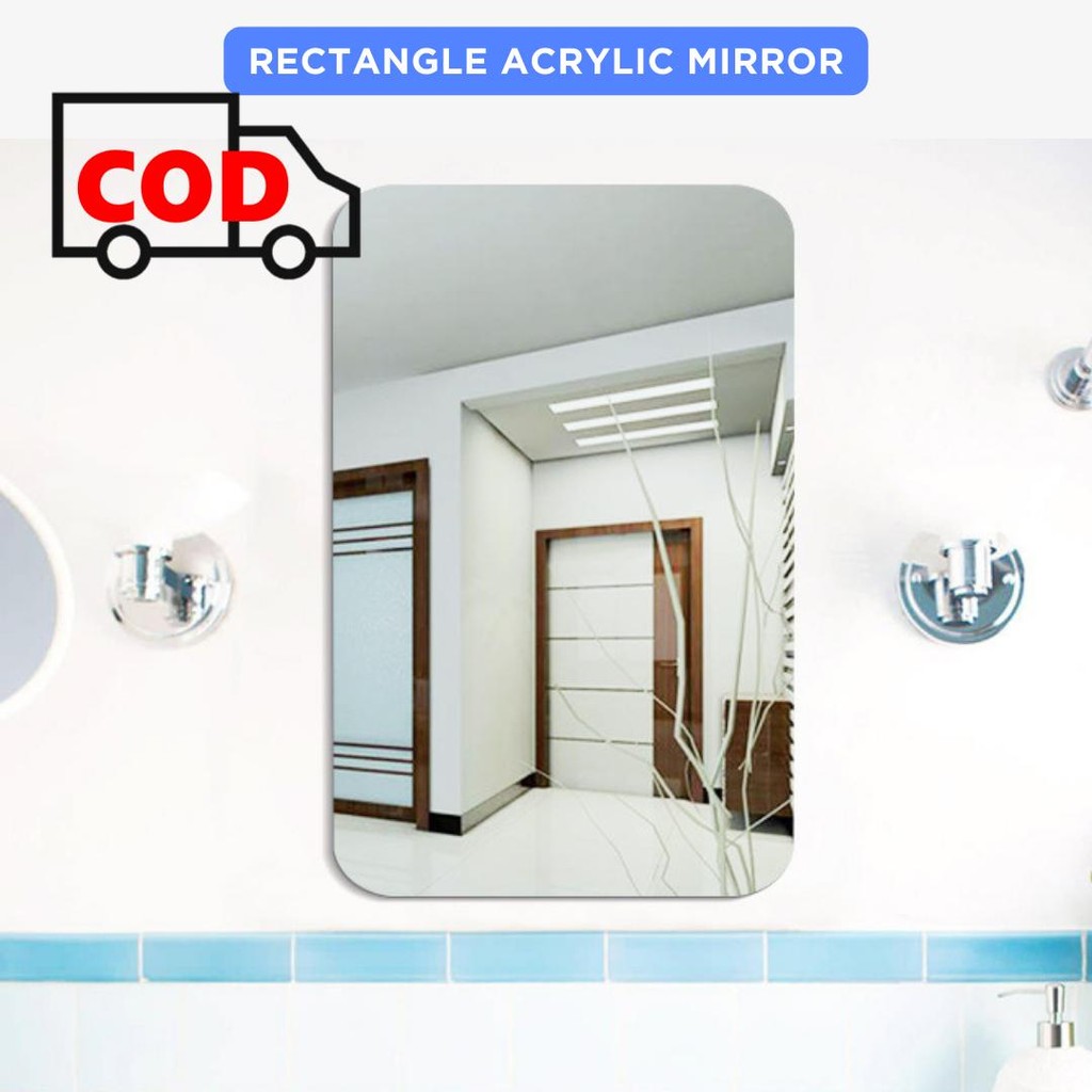 Jual Cermin Akrilik Dinding Anti Pecah Waterproof Acrylic Mirror Stiker ...