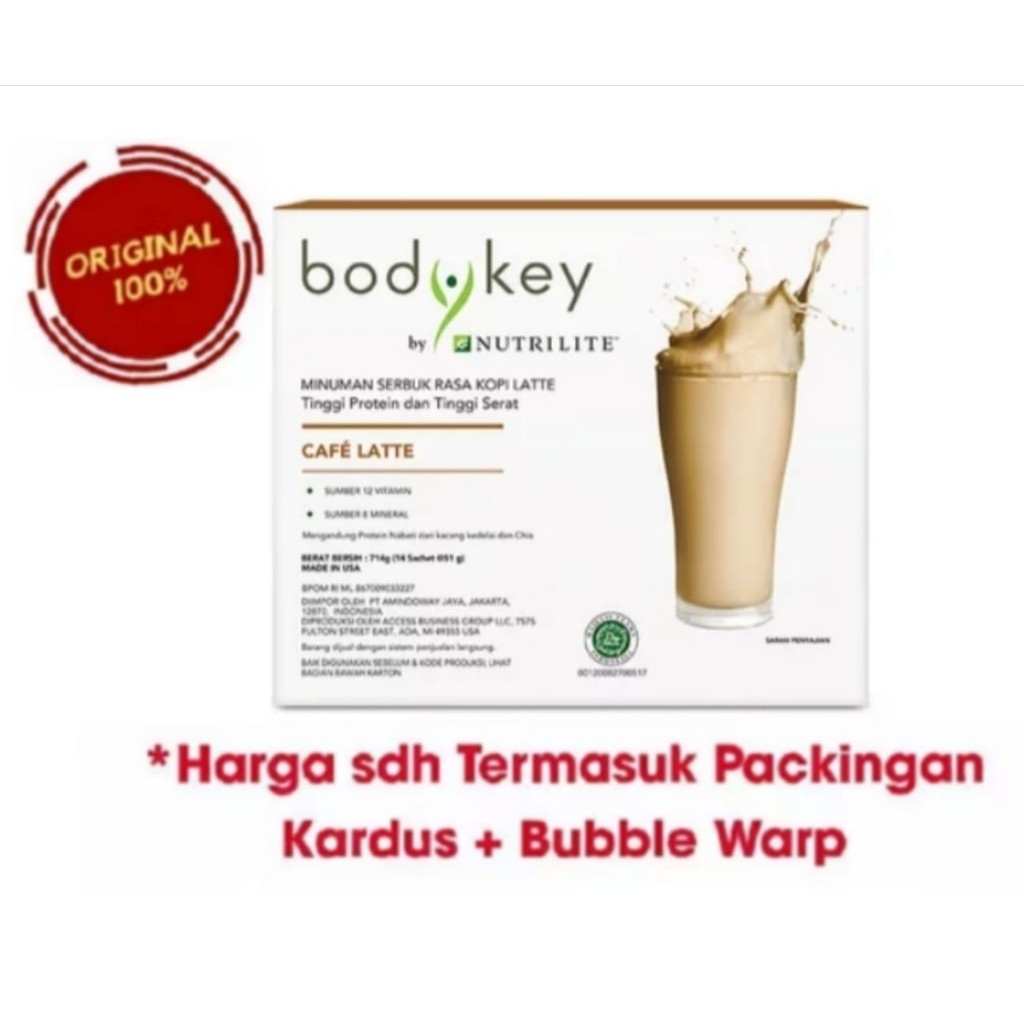 Jual Nutrilite Bodykey / Body Key Cafe Latte / kopi Amway Original exp ...