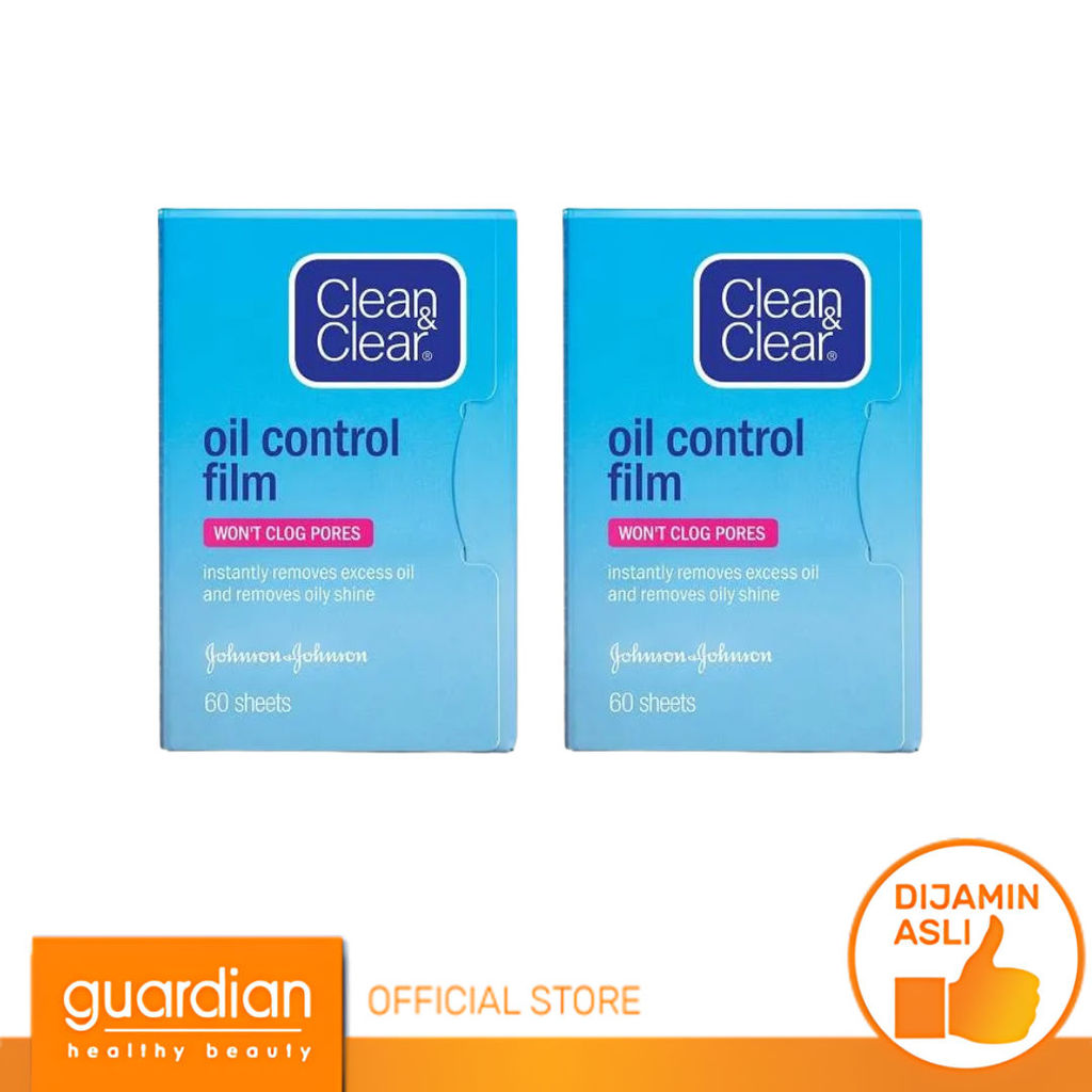 Jual [Bundling] Clean & Clear Oil Control Film Face Paper Twinpack 2 x ...