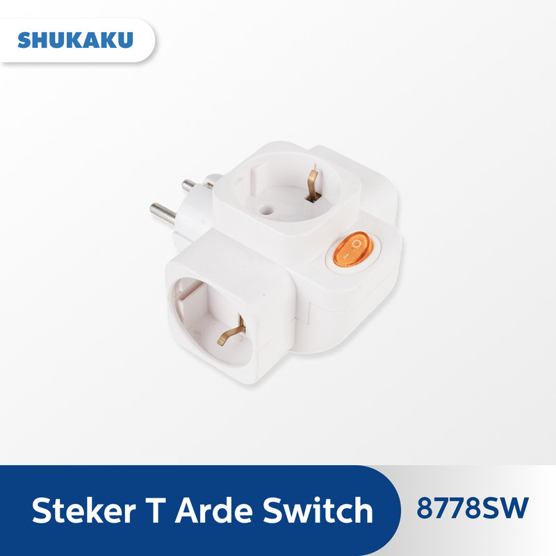 Jual SHUKAKU Steker T Arde Switch Serbaguna Sku 8778Sw | Shopee Indonesia