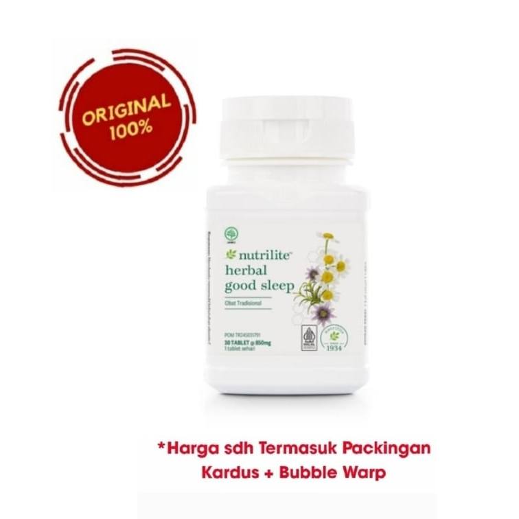 Jual Nutrilite herbal good sleep Amway Original exp 2027 (011) | Shopee ...