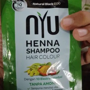 Jual shampoo nYu henna natural black | Shopee Indonesia