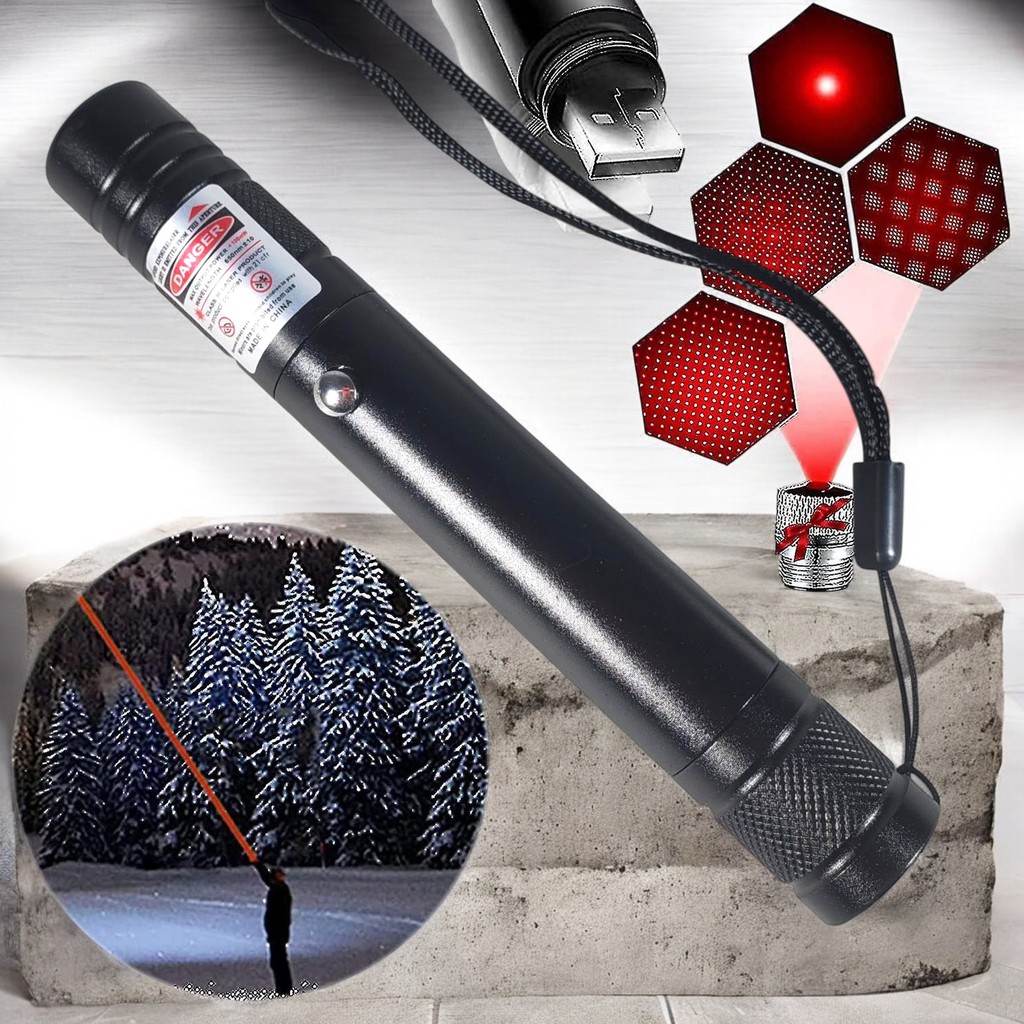 Jual - WUIVI Laser Pointer Beam Star Pattern USB Rechargeable 200mAh ...