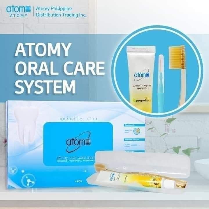 Jual Atomy Oral Care Set Travel Kit ( 1 set) Sikat Gigi, Odol Propolis ...