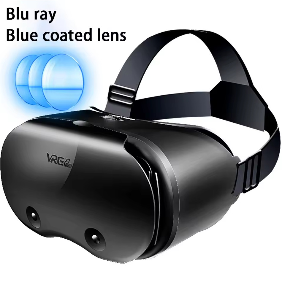Jual VRG VR Box 3D Giant Screen Virtual Reality Blue Light Glasses ...