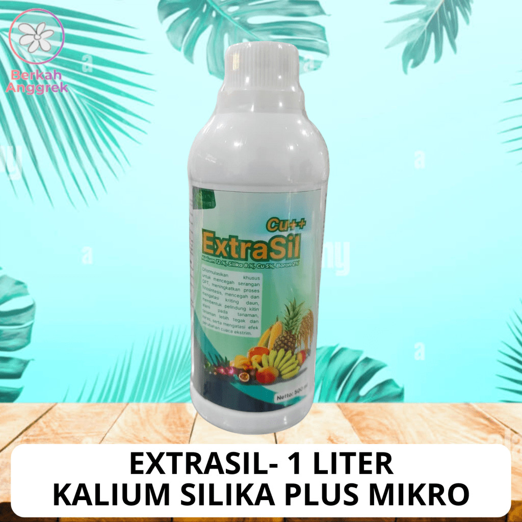 Jual Extrasil 1 Liter Pupuk Kalium Silika Cair Plus Tembaga Anti Rebah ...