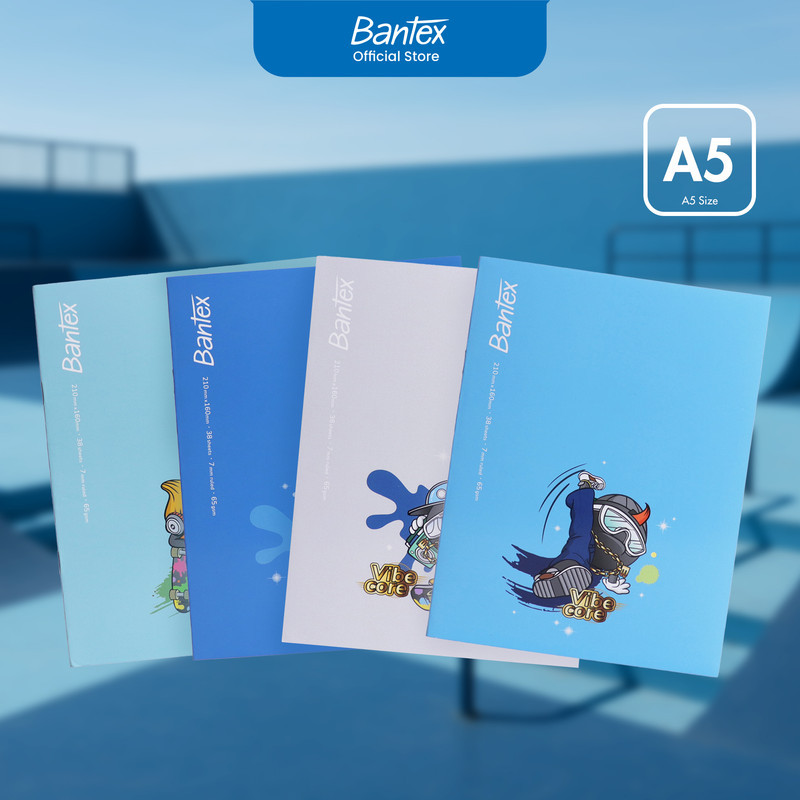 Jual Bantex Buku Catatan/Tulis A5 Desain Stylish Kertas Halus Anti ...