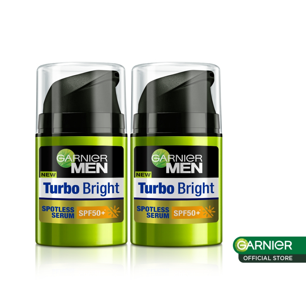 Jual (PAKET HEMAT ISI 2) Garnier Men Turbo Bright Spot-proof Serum SPF50+ 40ml Skincare (Serum ...