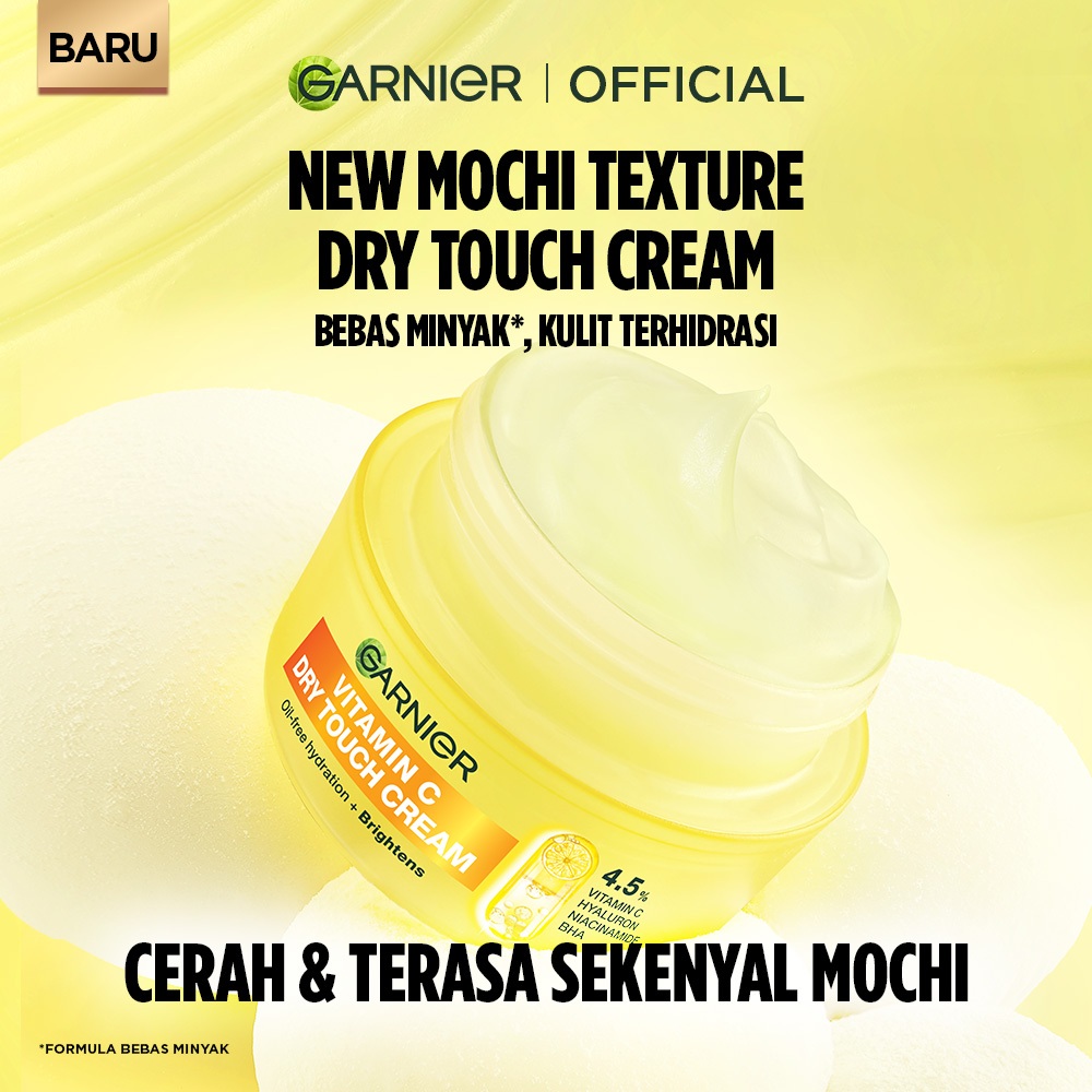 Jual [NEW LAUNCH] GARNIER Mochi Dry Touch Cream Moisturizer Pelembab ...