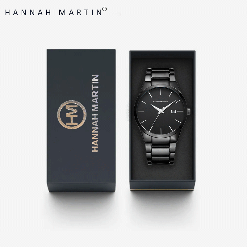 Jual HANNAH MARTIN Jam Tangan Pria 100% Original Business Tanggal ...