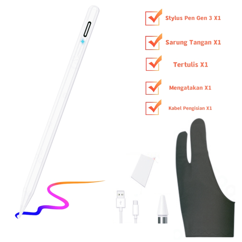Jual [Ready Stock] Gen 3 Stylus Pen Android Stylus Pen Universal apple ...