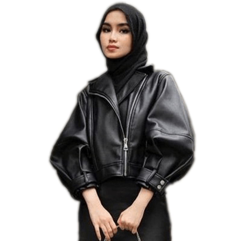 Jual JNK x SALWA - Jaket Wanita Single Breasted Punk Pendek Women Crop ...