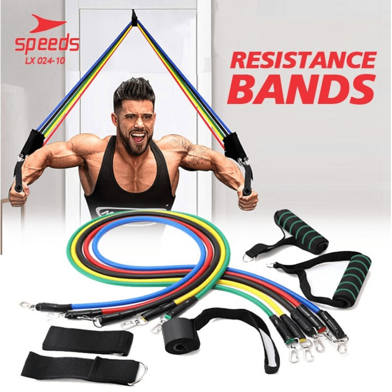 Jual SPEEDS Resistance Band Fitness Tali Gym Yoga Loop Stretching Pull ...