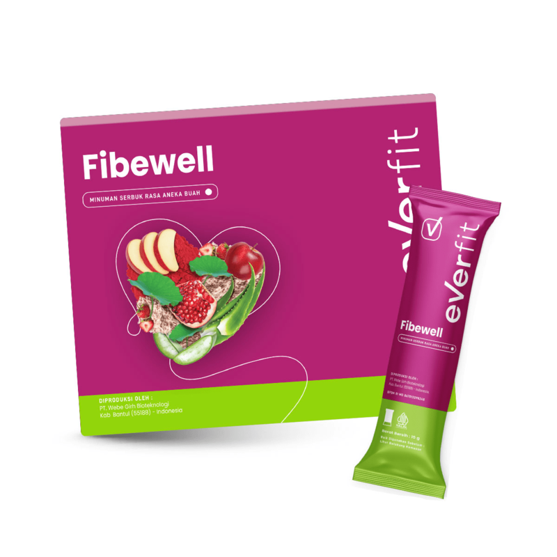 Jual [TOP PRODUCTS] Everfit Fibewell Minuman Fiber Aneka Buah Halal ...