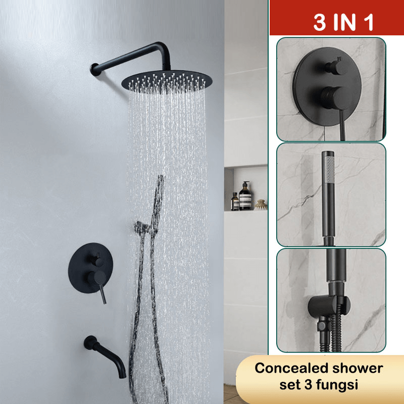 Jual ⚡Garansi 3 tahun⚡KERROGEE Keran shower Set Kamar Mandi Kelas atas ...