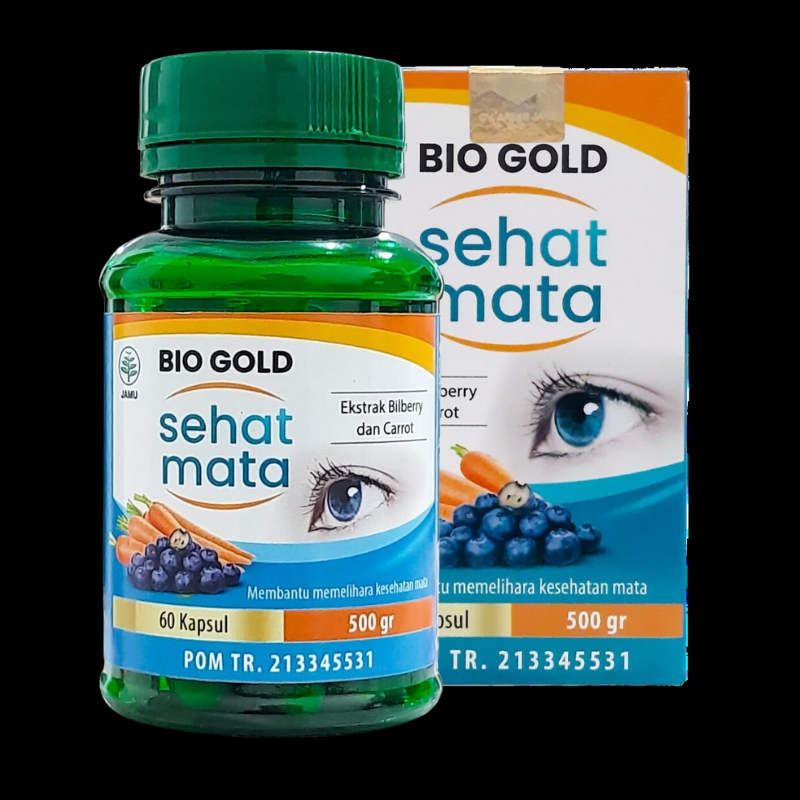 Jual Bio Gold Kapsul Sehat Mata Bio Gold Ekstrak Bilberry Dan Carrot ...