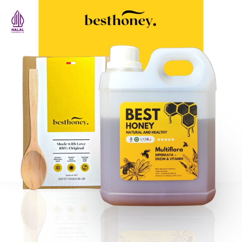 Jual Best Honey - Madu Asli Madu Multiflora Original - 1kg | Shopee ...