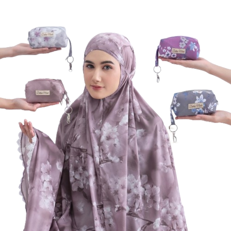 Jual DelikaMode - Mukena Traveling Mini Parasut Premium Korea Motif ...