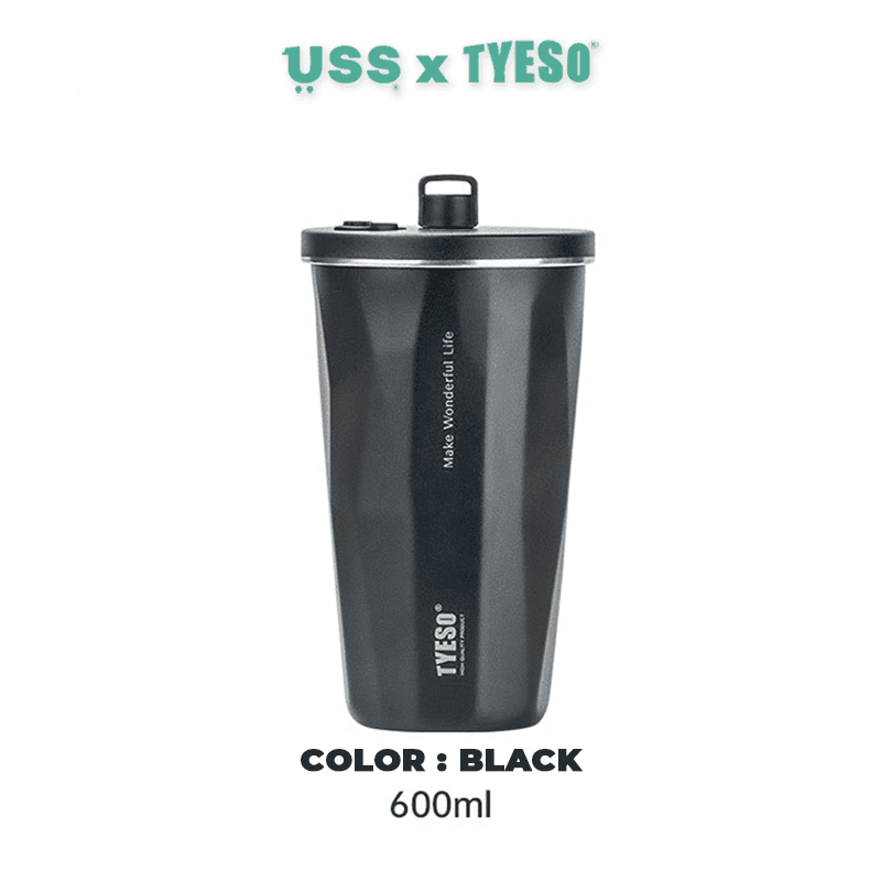 Jual USS x Tyeso Tumbler Gelas Kopi Aesthetic 600 ml Tahan Dingin 24 jam Original Resmi Anti ...