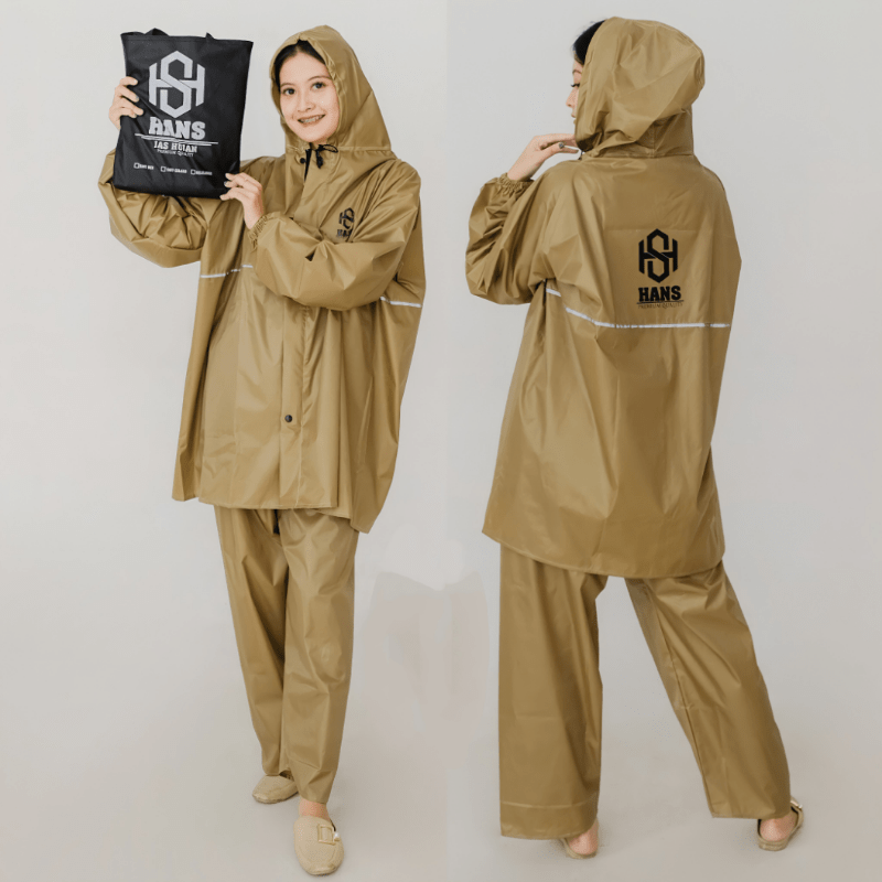Jual JAS HUJAN HANS original Anti Rembes Bahan Tebal setelan pria wanita | Shopee Indonesia