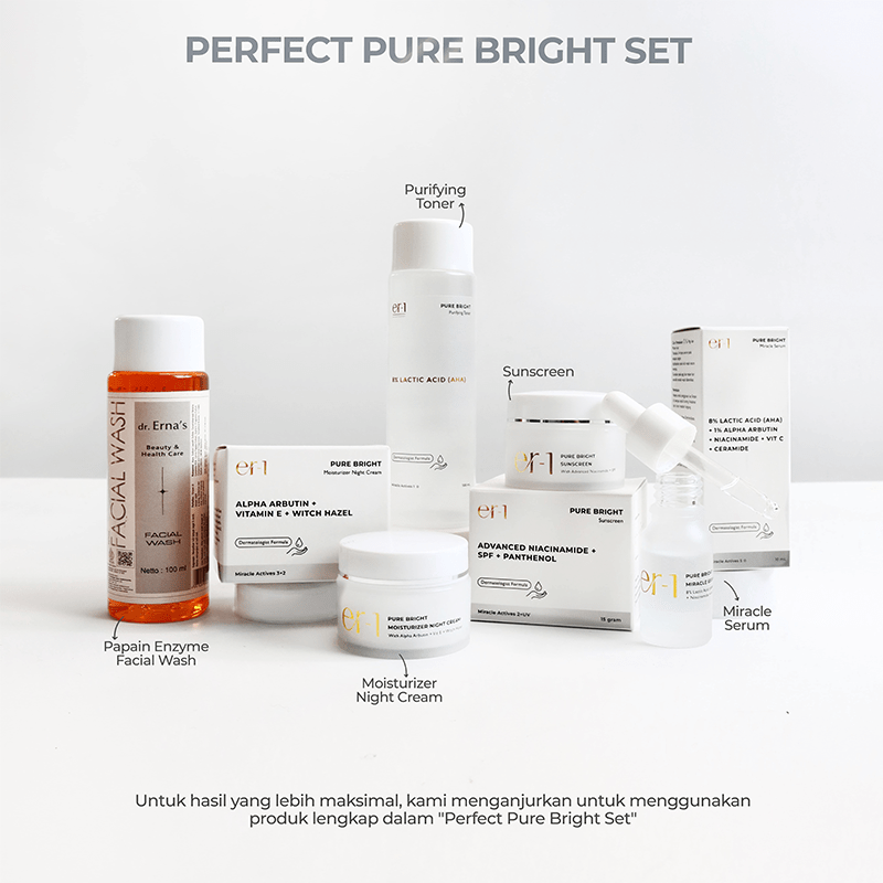 Jual er-1 by dr. Erna Perfect Pure Bright Set 5 Pcs - Paket Skincare ...