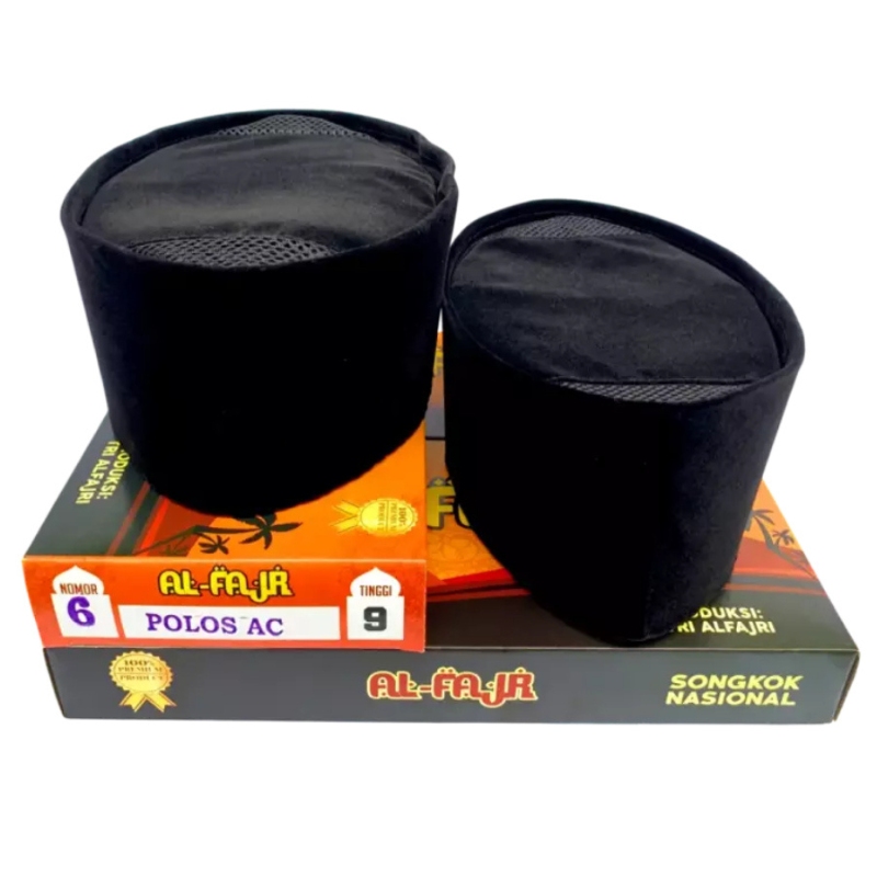 Jual Peci Hitam Pendek Tinggi 6,7,8 cm Peci Hitam Polos AC | Shopee ...