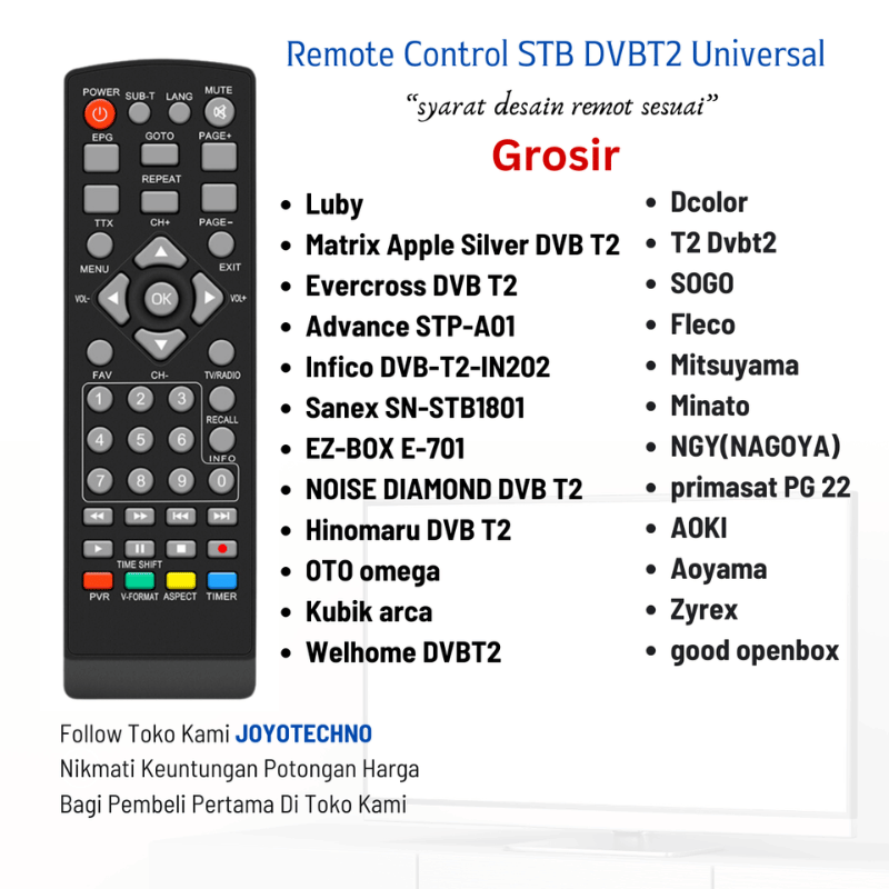 Jual Remot Remote STB Luby Advance Evercoss Finito Welhome / Remote STB ... Jual Remot Remote STB Luby Advance Evercoss Finito Welhome / Remote STB ...
