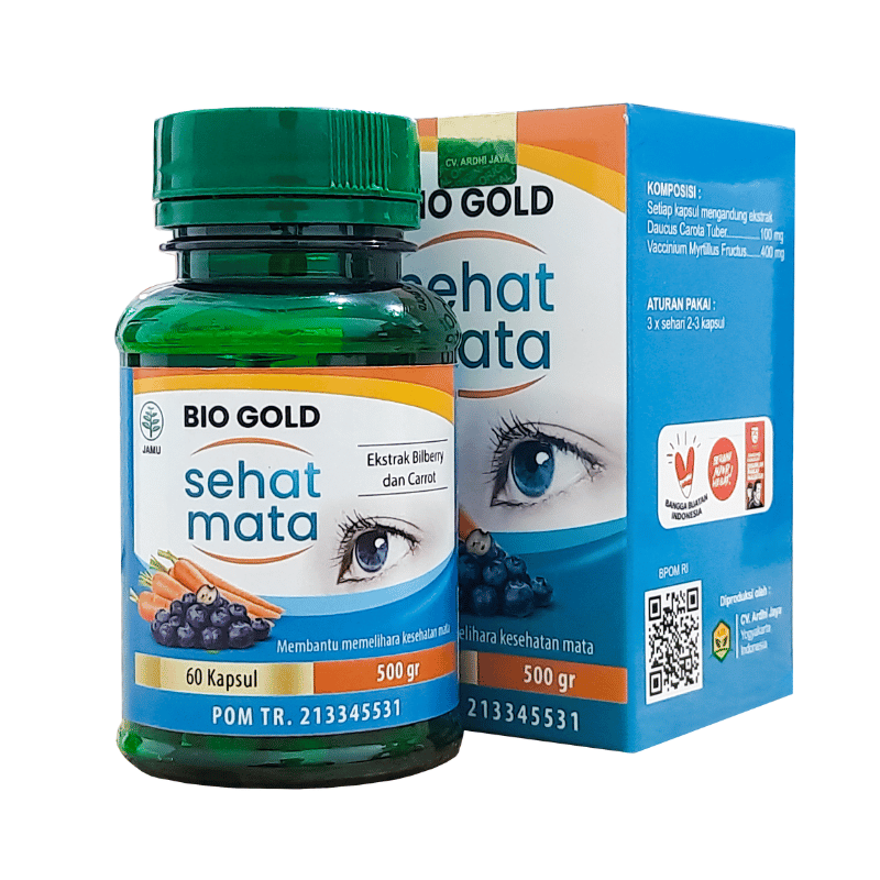 Jual Kapsul Herbal Sehat Mata Bio Gold Extrak Blueberry Bilberry Dan ...
