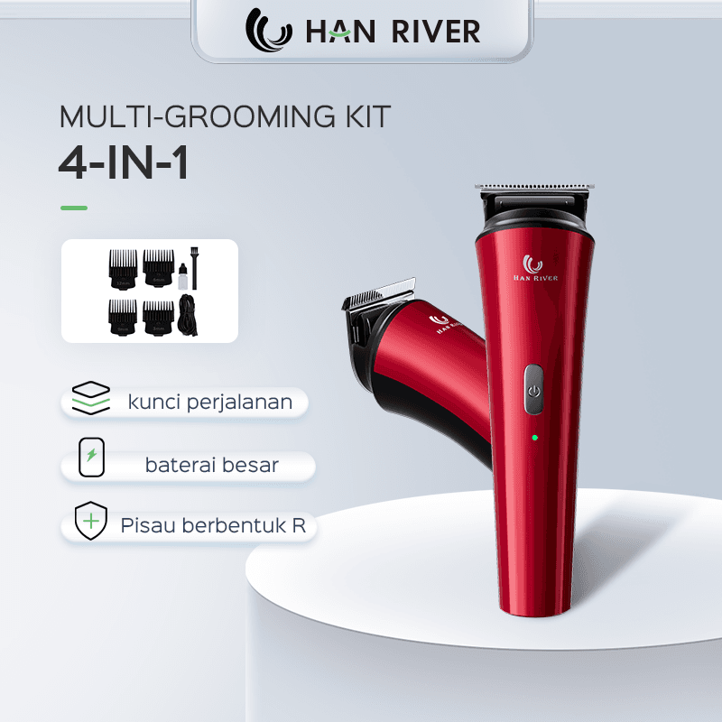 Jual HAN RIVER cukur jenggot/alat cukur rambut/mesin cukur rambut 3-12mm Sisir Pemangkasan ...