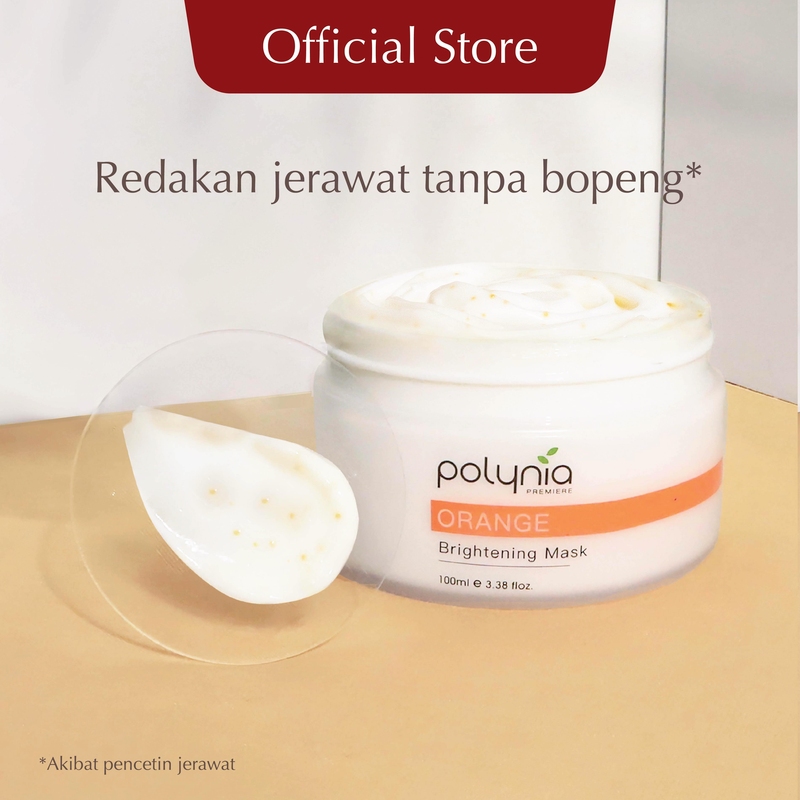 Jual POLYNIA | Orange Brightening Face Mask | Memudarkan Bekas Jerawat ...