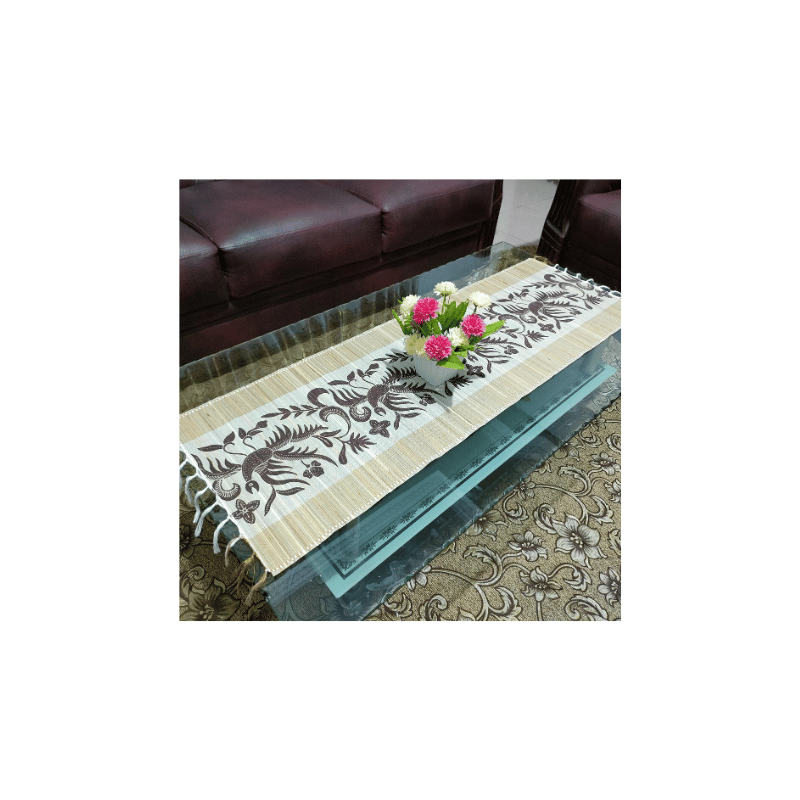 Jual Taplak Meja Tamu Tenun Mendong Table Runner Lebaran Aesthetic ...